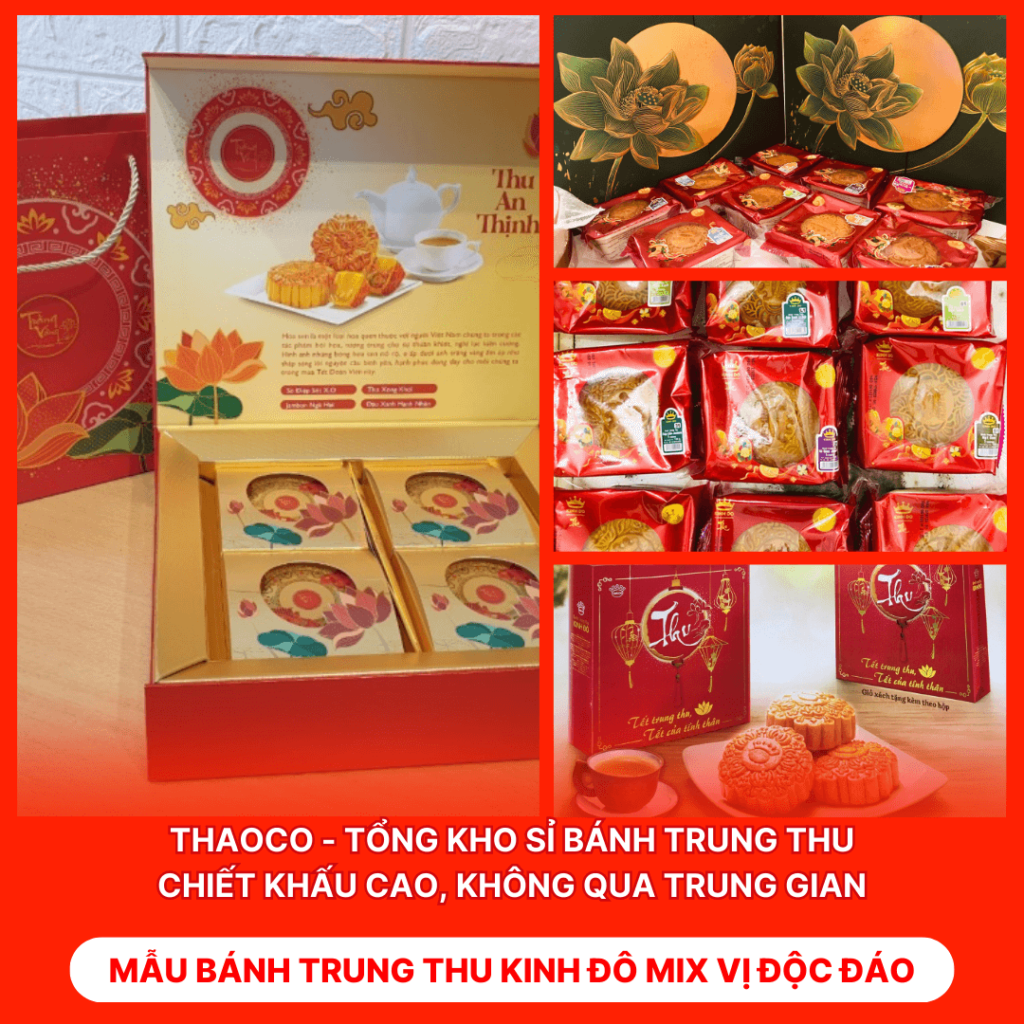 Bánh Trung Thu Kinh Đô Mix Vị Độc Đáo